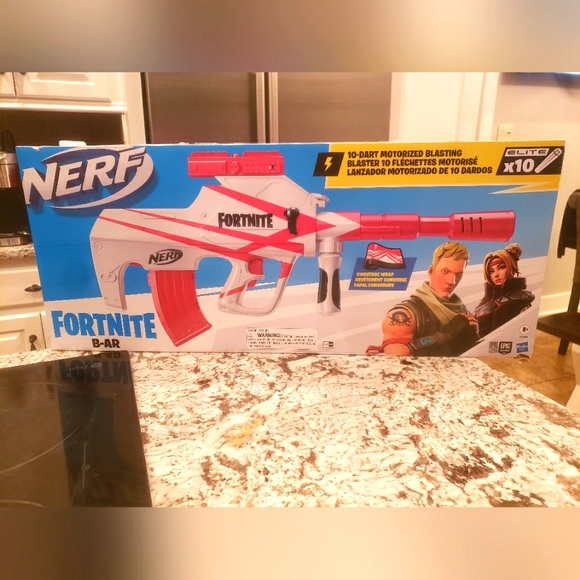 Hasbro | Toys | Hasbro Nerf Fortnite Bar Motorized Dart Blaster Foam ...